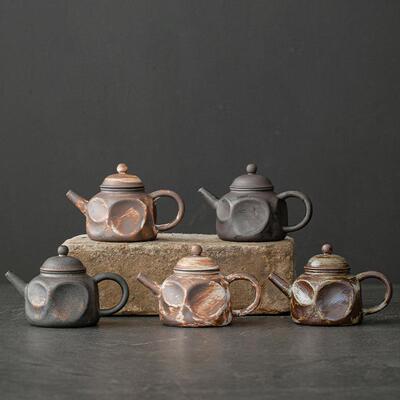 日工式手CH221102工粗陶小茶复壶古陶单瓷壶泡茶器功夫茶具做旧艺