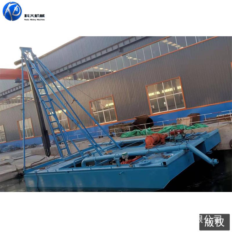 河道射吸式抽砂船抽沙船采沙船河道疏浚清淤挖沙船