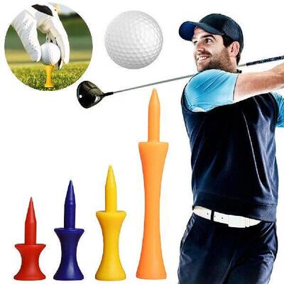 50Pcs Golf Ball Nails Tees Bright Color Plastic Castle Golf