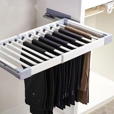 抽拉裤架侧裤衣柜内IMC推拉衣帽间西裤架挂裤架子裤架伸缩装柜架
