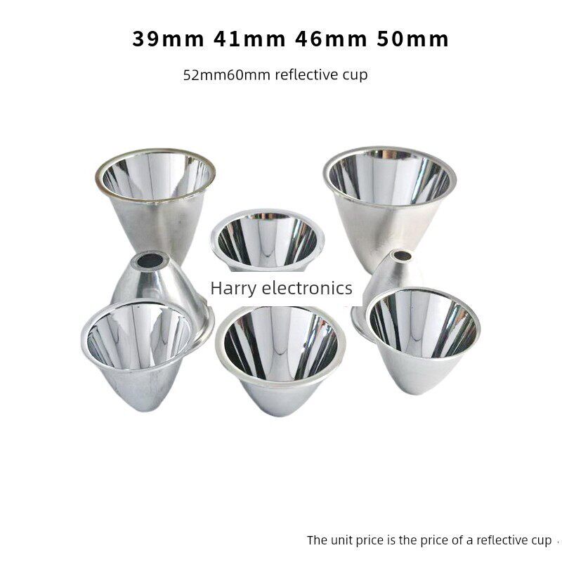 39Mm41Mmc8 46Mm50Mm52Mm60Mm手电筒DIY聚光灯杯Cree铝Led反光杯