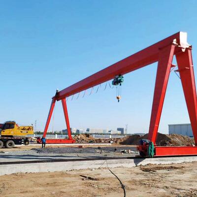 0-50吨单龙门1吊 跨度运行平QQJ稳大单梁梁门式起重机 全包厢龙门