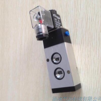 4M310-10板式电磁阀侧面安装二位五通4M210-08贴面式4M410-15气阀