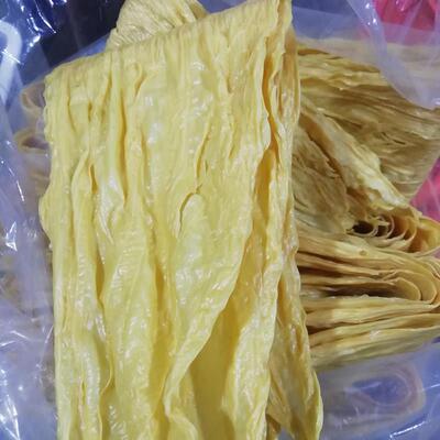 江西特产赣县阳埠腐竹客家手工豆腐皮油炸赣州桃江农家腐竹一斤