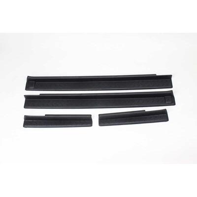 适用于JEEP牧马人改装配件EEP牧马人门槛条改装件4门版ABS黑色