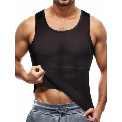 R 91220 Men's Breathable Slim Fit Tank Top 士透气背心
