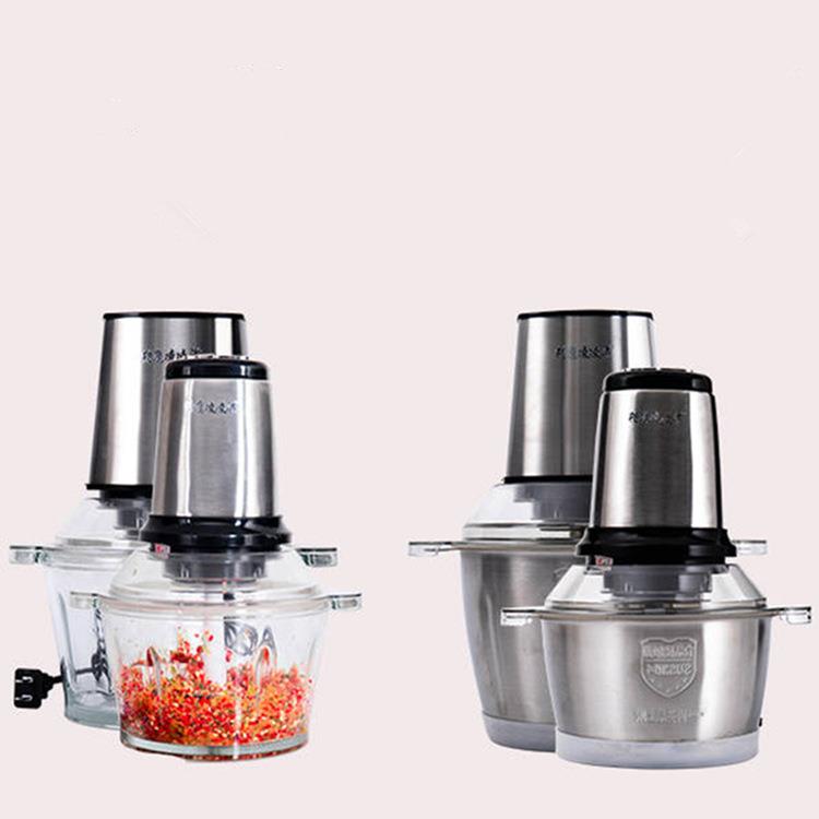 绞肉机电动料理器辣椒机破壁机电动绞肉机家用碎肉宝蒜蓉机