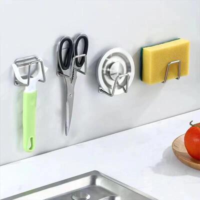 Sink Sponge Rack Drain Storage Shelf Sponge Holder Stainless