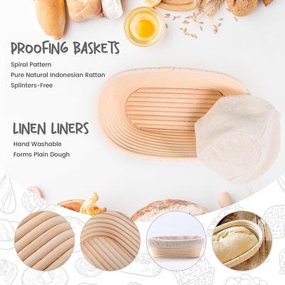 Bread Proofing Baskets Dough Proofing Bowls Sourdough Baking