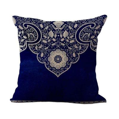Cushion Cover Sofa Pillow case青花瓷靠垫棉麻抱枕套靠背靠枕