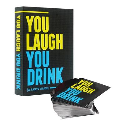 You Laugh You Drink Game You Laugh You Drink Desk Game Party