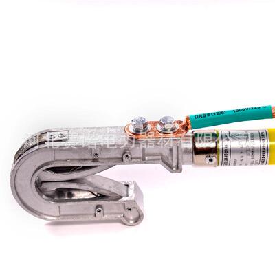 10k杆v接地1接.2米长双舌挂钩接地棒棒地线用绝缘操作QTR殿力牌