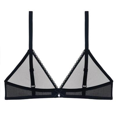 Women sexy underwear mesh See Through lingerie plus size Bra