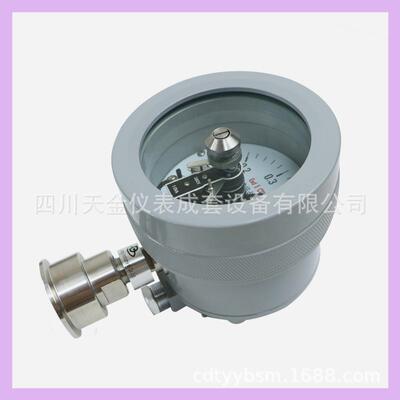 【大成】卫生型防爆隔膜电接点压力表YTPX-100B卡盘50.5快装压力
