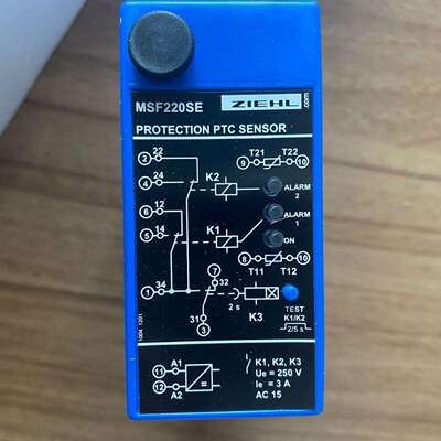 德国 ZIEHL 热敏电阻继电器 MSF220SE T221697
