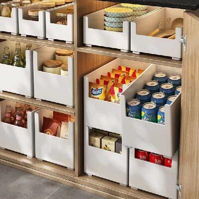 Kitchen Storage Plastic Box Drawer Cabinet Cupboard