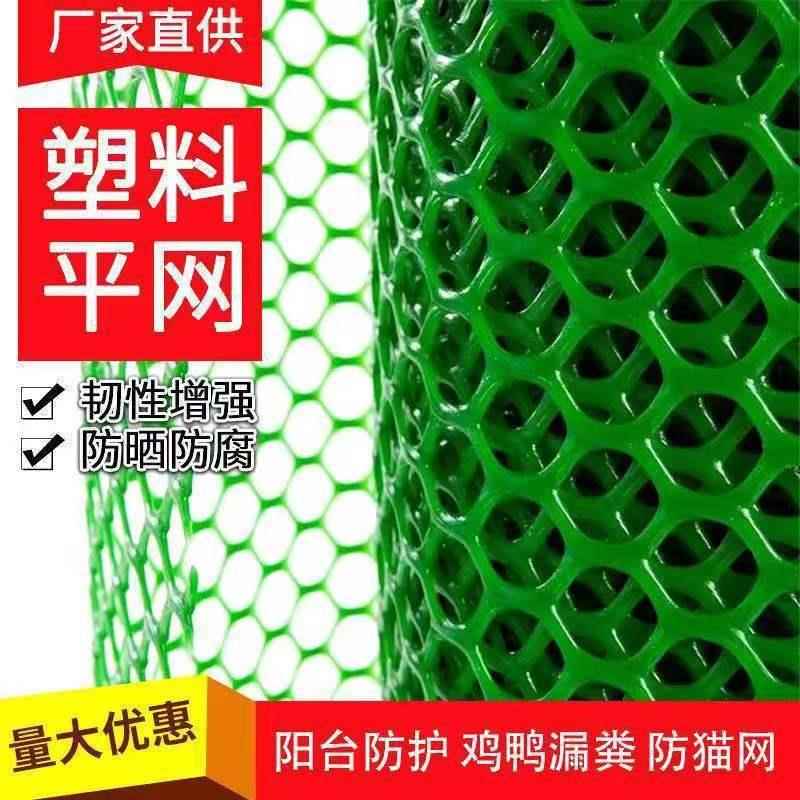 绿台色养塑料平网殖网胶网阳鹑防护NOU网小鸡网床鹅苗鹌鸡鸭鹅漏