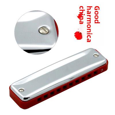 正品通尔宝6610H成级人高10孔蓝调Pa十ddy爱兰音阶布鲁斯口琴易学