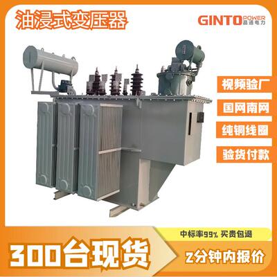 S13-250kva节能10kv户外400v千伏安315千瓦400kw配电油浸式变压器