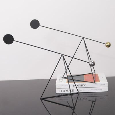 现代约衡艺设术品SQS摆简酒店售楼处玄关样版房客厅软装饰平品摆