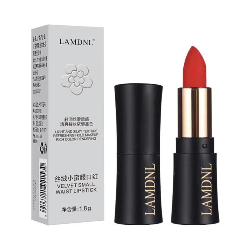 LAMDNL黑管口红196丝绒哑光保湿滋润唇膏女小蛮腰新款274按压箐纯