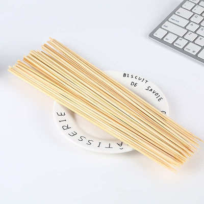 烤串签 3.0x30cm圆签竹质烧烤签烧烤用具烧烤签 批发烤串烤肠签