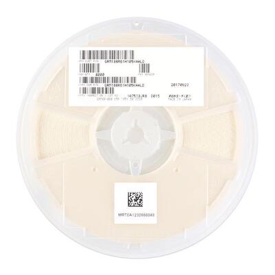0603贴片电容 1uF ±10% 50V X5R GRM188R61H105KAALD (100只)