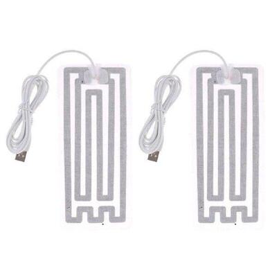 2Pcs Heating Pad Portable Cloth Heater Clothes Heating Mat