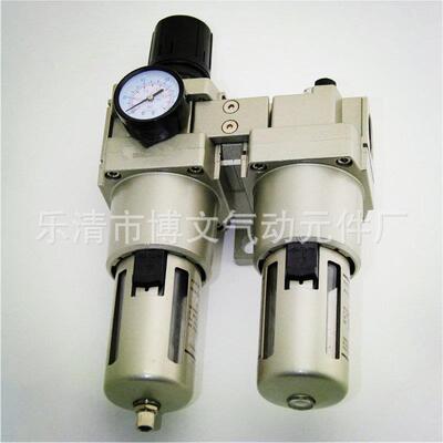 AC5010-06D气源处理二联件自动排水AW5000-06D+AL5000两连体