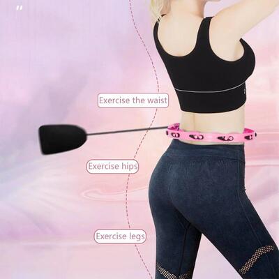 Sports Hoop Waist Trainer Exercise At Home Slimming Belly Po