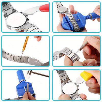 147pcs/set Watchmaker Watch Repair Repairing Tools Kit, Case