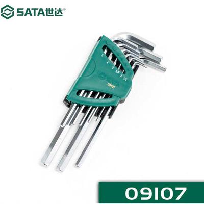 世达9件加长内六角扳手组套09105 09107 09103 09101
