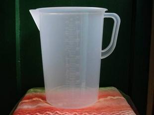 塑料烧杯 PP量杯5000 ml 毫升加厚 量筒 量筒 容量瓶 5L量杯