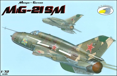 MIG-21SM战斗机1/72拼装飞机模型