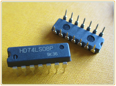 HD74LS08P 74LS08 四路2输入与门 DIP-14 原装进口