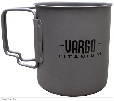 美国进口 Vargo 全钛合金 马克杯 防尘防菌 特价包邮