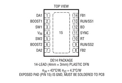 进口原装  LT3509EDE LT3509IDE LT3509 DFN 现货可直拍