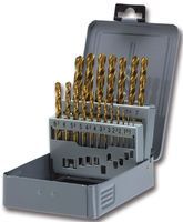 原装进口DURATOOL 020418  钻头套件 高速钢 TiN 1.0-13.0X0.5MM