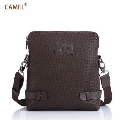 【非卖品】camel骆驼 时尚高档印花 男士单肩包MB124003-01