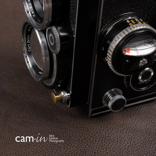 cam-in 禄来双反Rolleiflex闪光灯接口堵头 长款铜色CAM9055