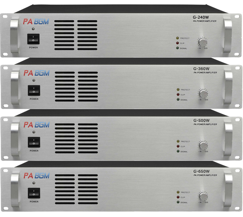 德国PABGM G-500W 纯后级工程功放 适用于校园/商场/政府工程等