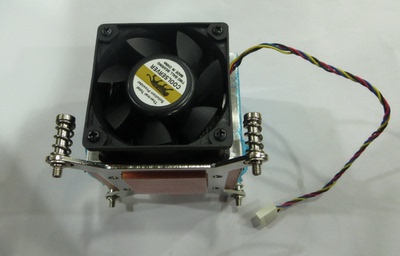 金钱豹2U风扇 1155/2011铜底铝片CPU散热器 2U侧吹服务器专用风扇