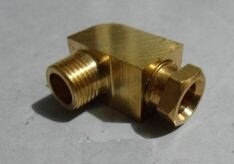 直角注塑机电动泵铜接头