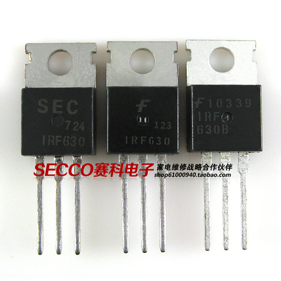 〖原装拆机〗IRF630 IRF630A IRF630B  IRL630 铁头 MOS场效应管