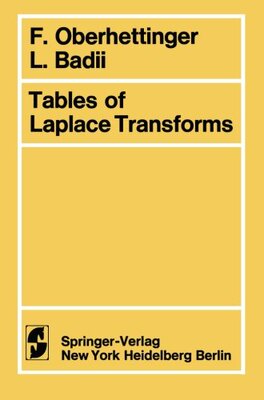 【预订】Tables of Laplace Transforms