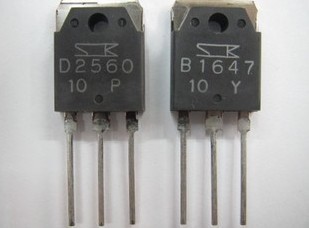 2SB1647 2SD2560 B1647 D2560进口原装拆机 配对管 对3.5元