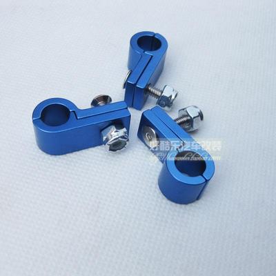 3/8汽油铝管固定卡子/卡箍/分离器Billet Aluminum Line P Clamp