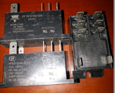 HF92F-024D-2C22F-24VDC继电器CF30D002024-24VDC两种通用