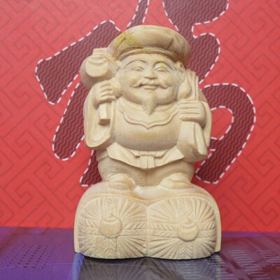 工艺品手把件小叶黄杨木雕