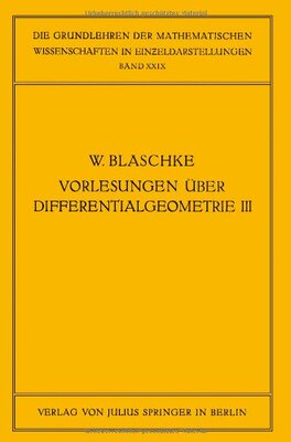 【预订】Vorlesungen Uber Differentialgeometr...
